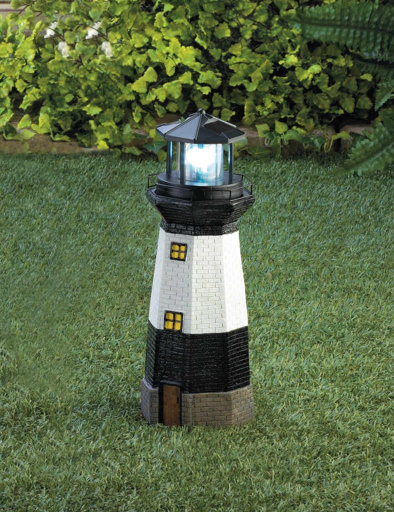 Spinning Solar Powered Lighthouse – Distinctive Merchandise