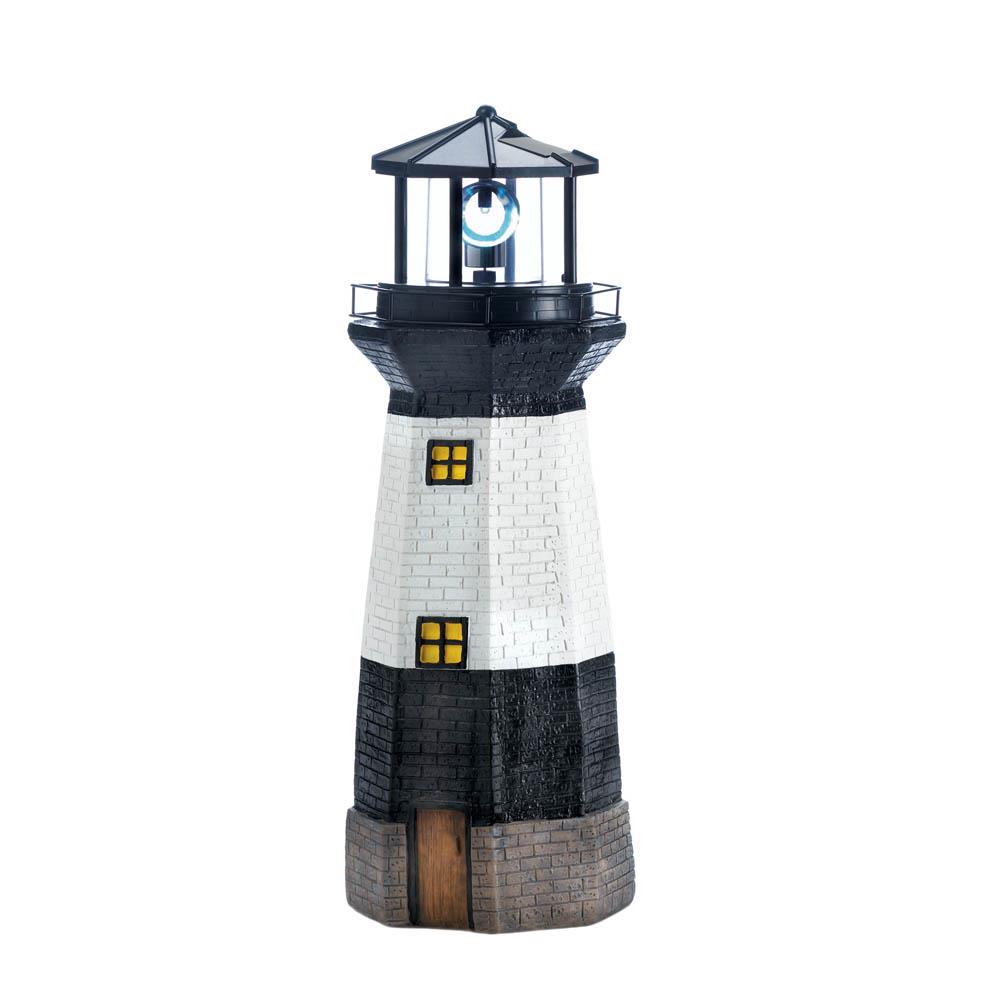Spinning Solar Powered Lighthouse – Distinctive Merchandise